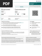 Eurostar e300 & e320 Train Seat Maps | PDF