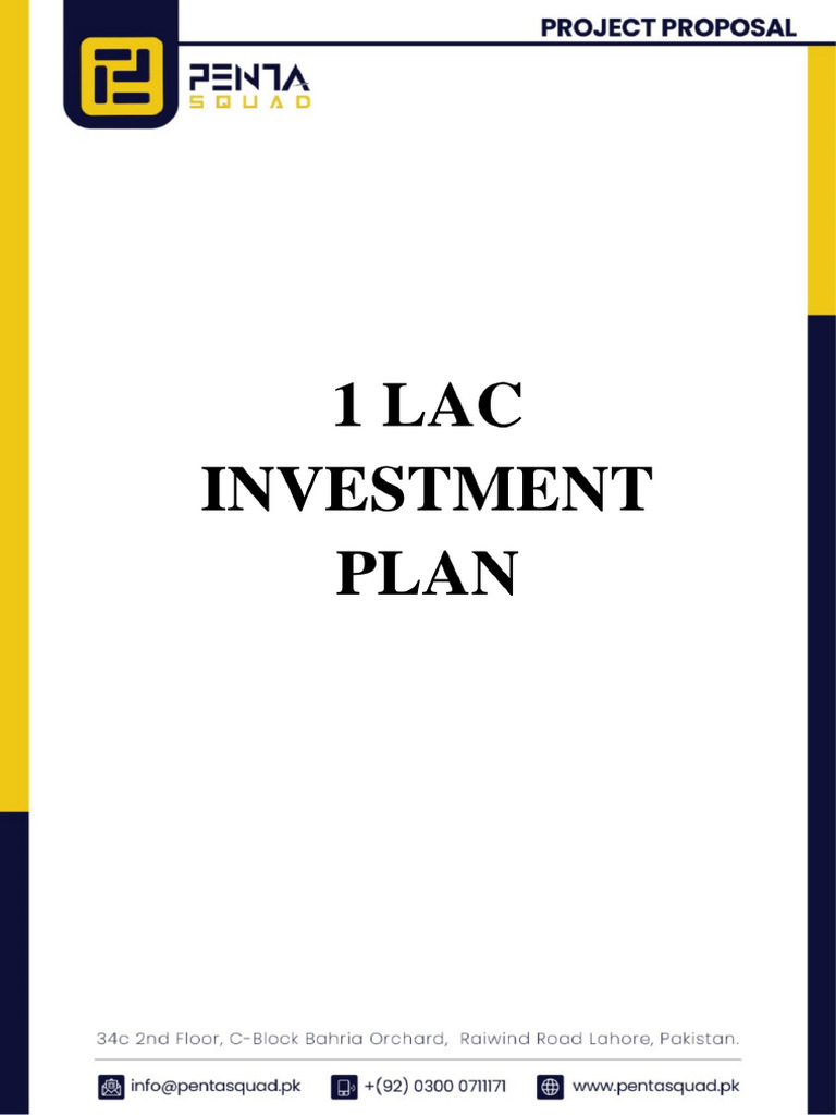 1 Lac proposal - Mr. Kamran (1) | PDF