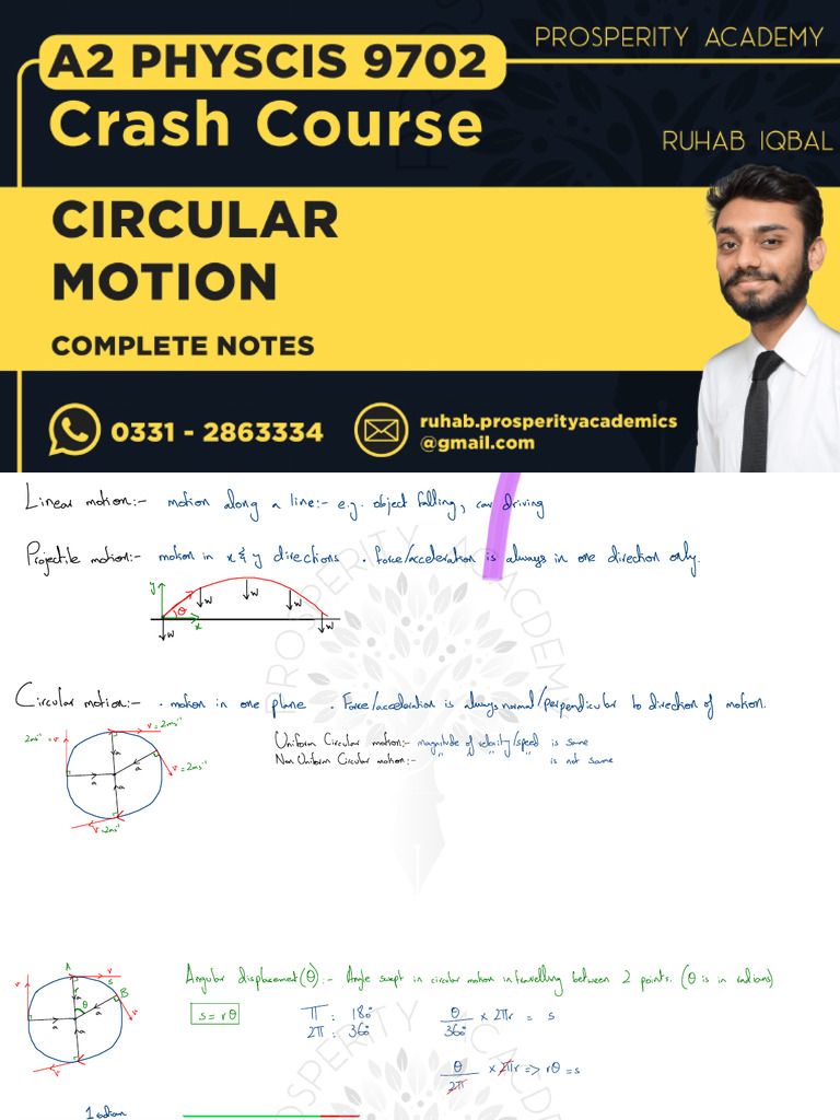 Circular Motion | PDF