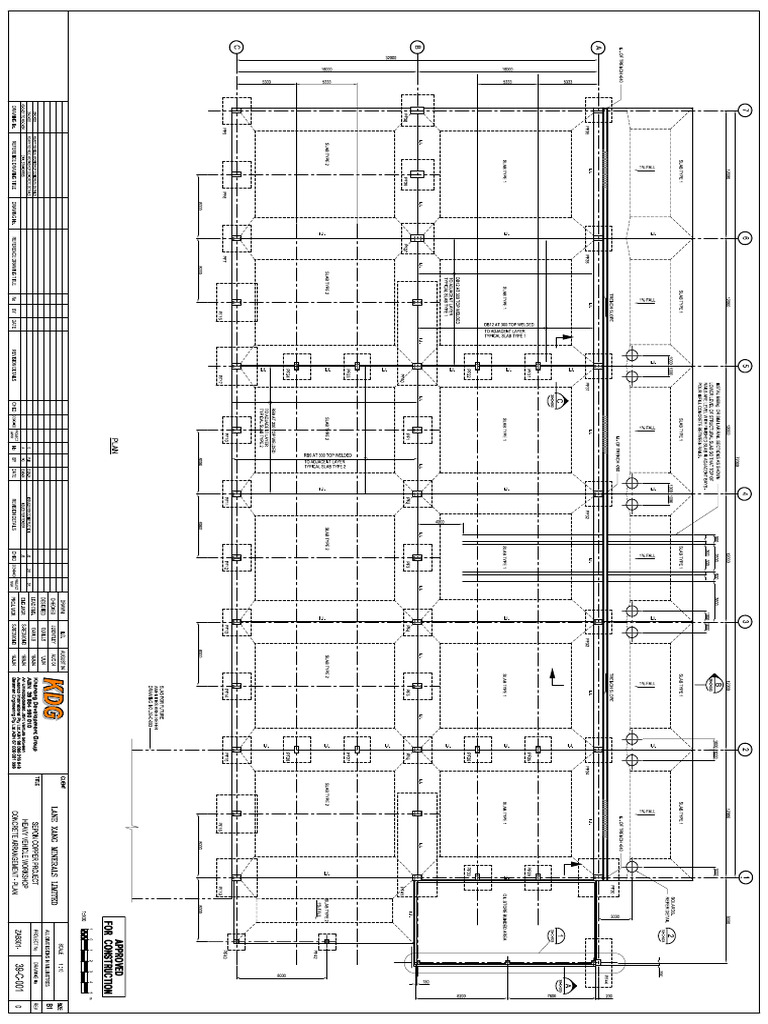 Heavy Vehicle Workshop Concrete Arrangement - Plan - 12-C-1000 | PDF