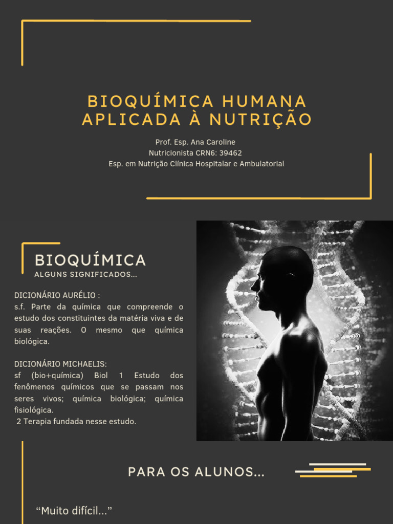 Bioquímica e Metabolismo na Nutrição | PDF | Metabolismo | Biossíntese