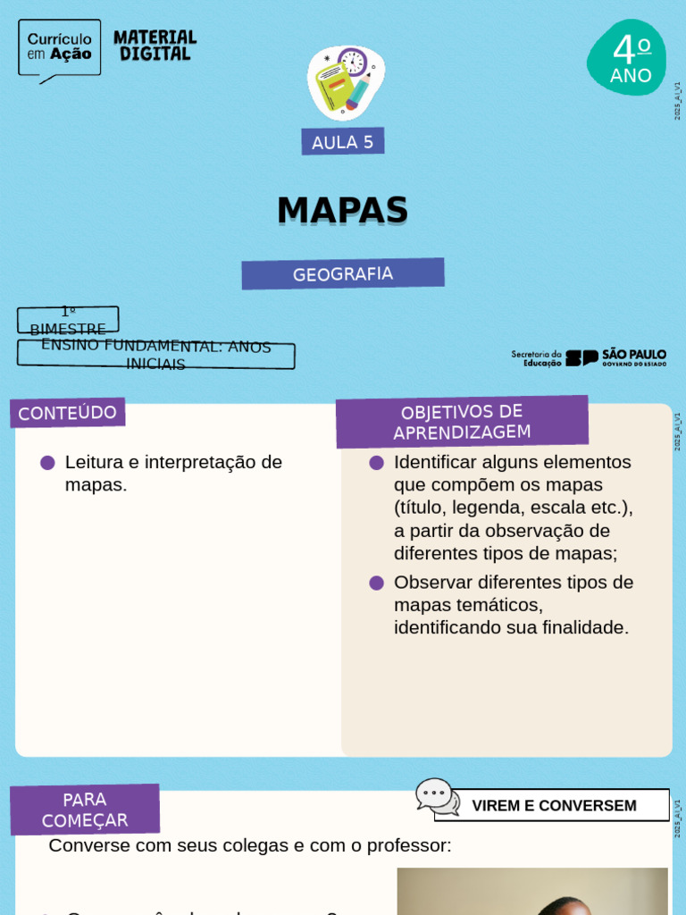 5 - Mapas | PDF | Mapa | Aprendizado
