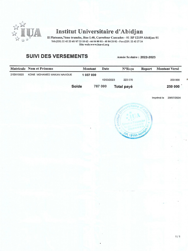 Université IUA | PDF