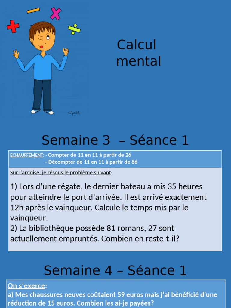 Calcul Mental | PDF