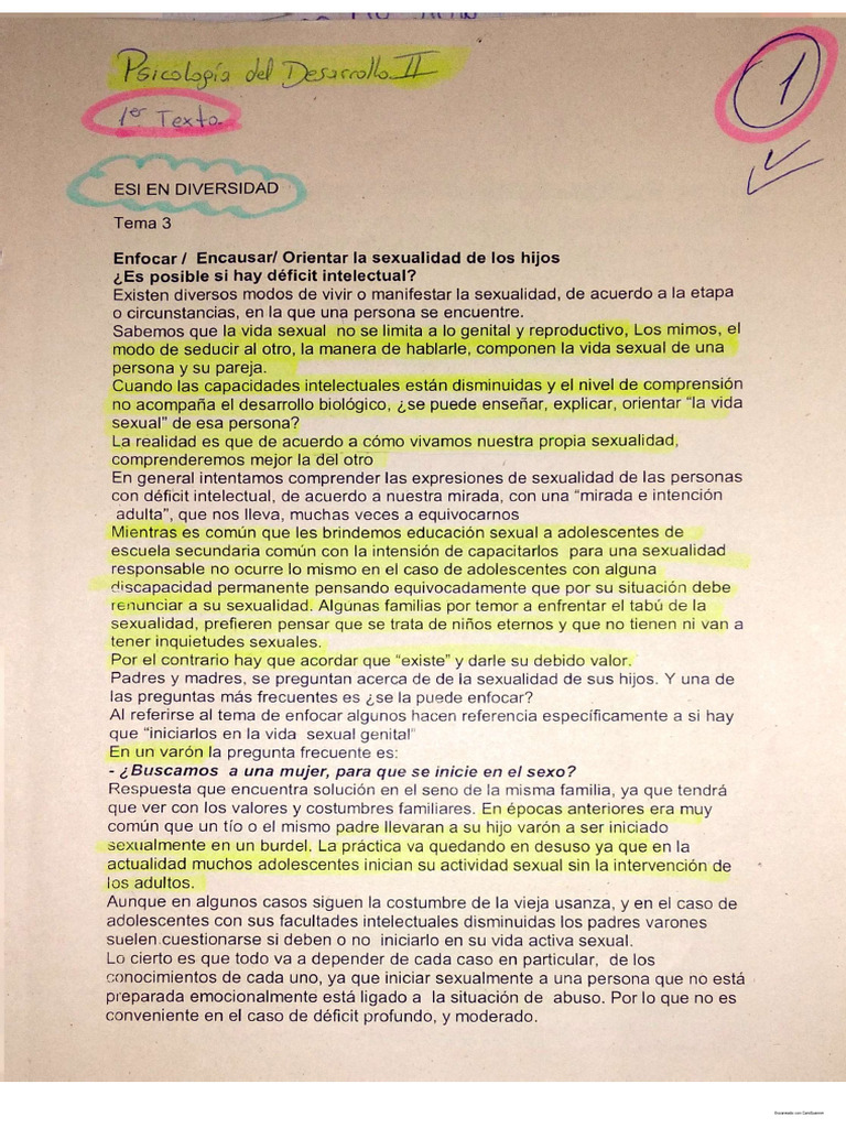 final psicología del desarrollo 2 | PDF