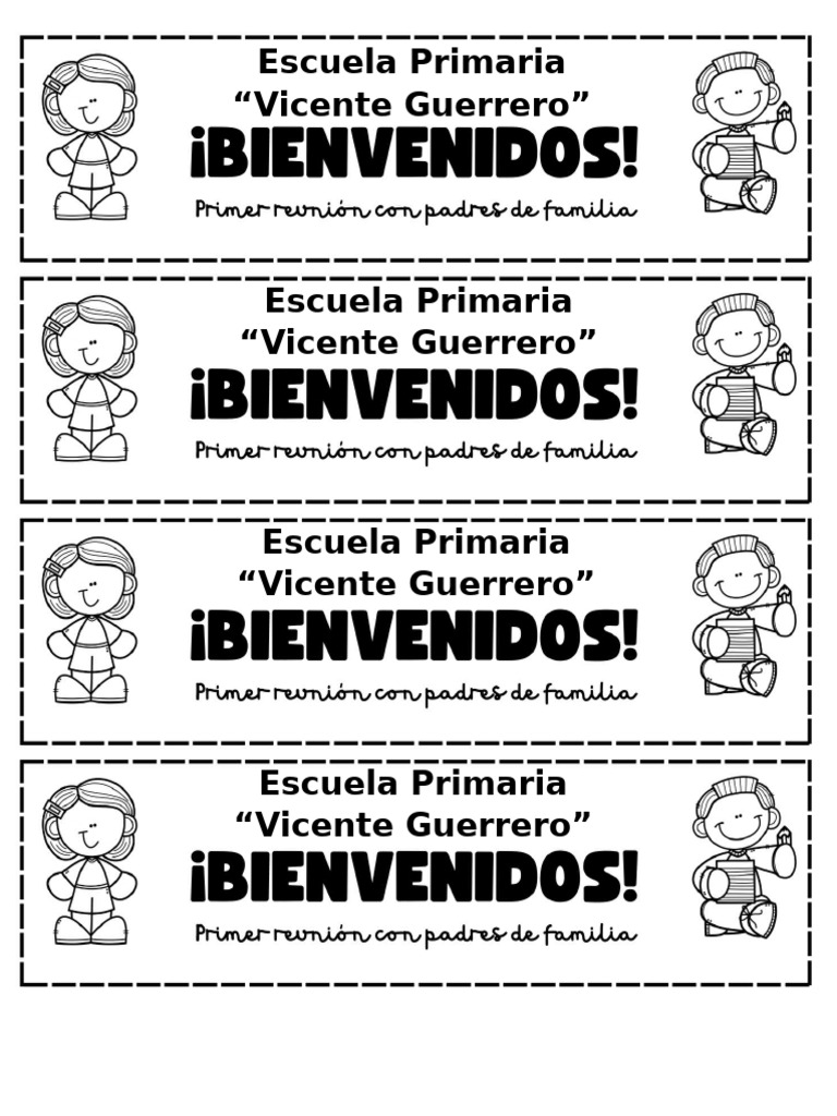 Primera Reunion de Padres de Familia | PDF | Escuelas | Educación primaria