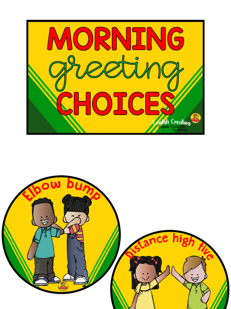 Crayon. Morning Greeting | PDF