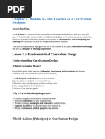 Assess The Impact of Any Four Factors That Affect Curriculum Design in ...