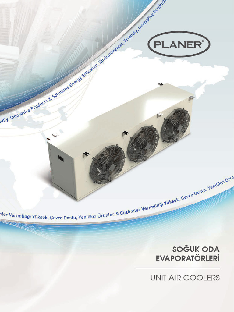 Soğuk Oda Evaporatörleri: Unit Air Coolers | PDF