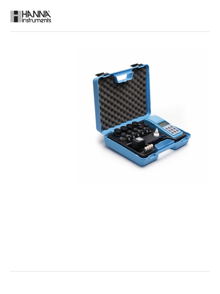 FT Turbidimetro hanna | PDF | Informática