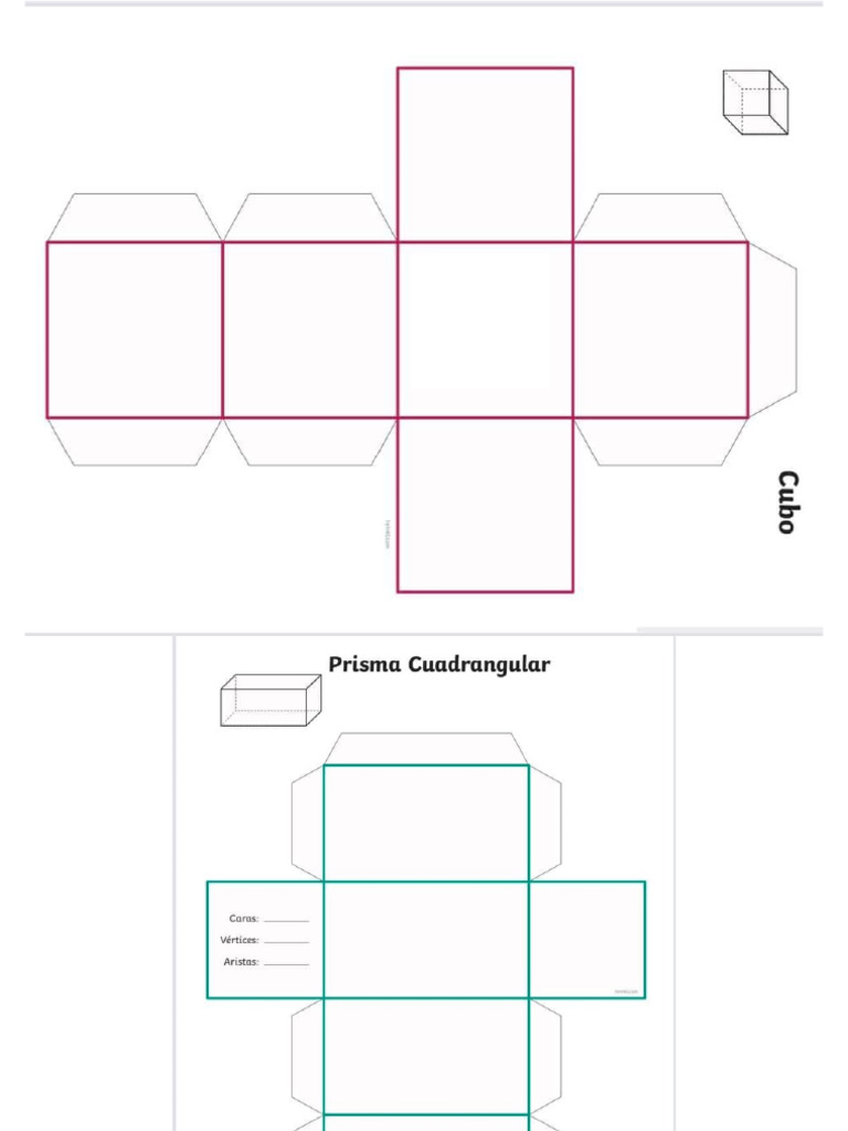 Desarrollos Planos de Figuras | PDF