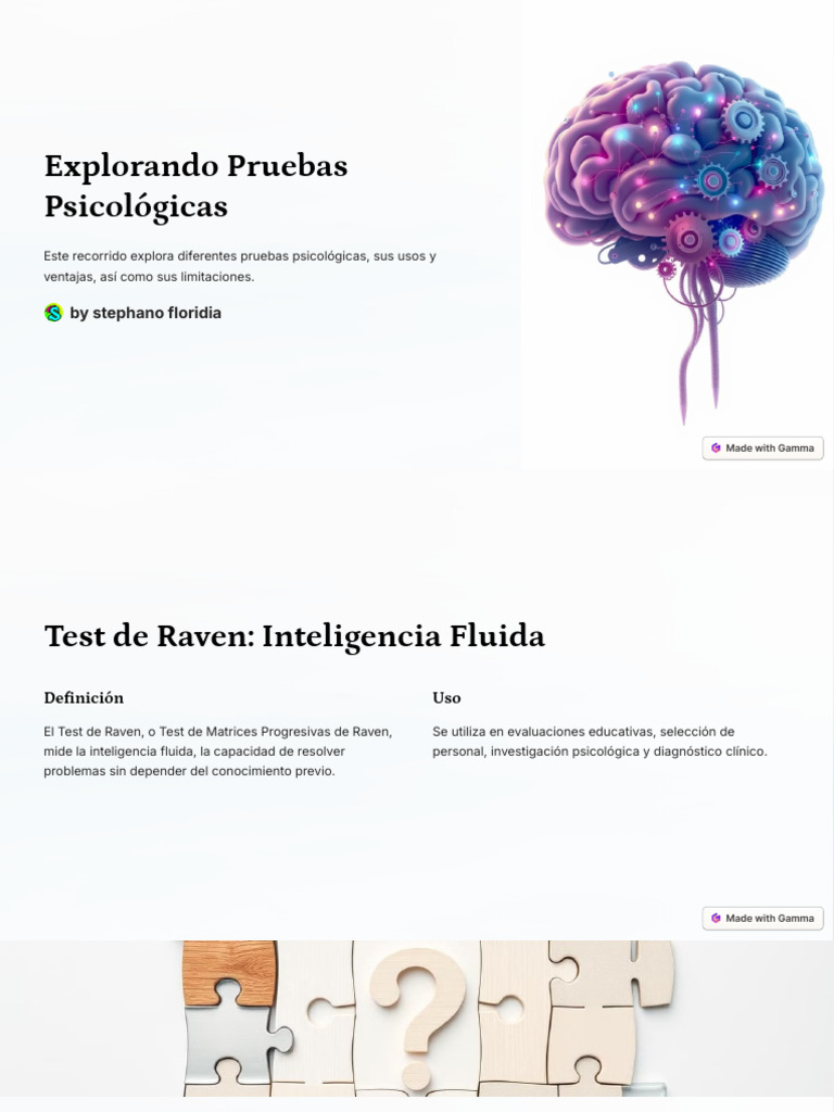 Explorando-Pruebas-Psicologicas | PDF | Inteligencia | Sicología