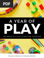Infants Year Long Lesson Plans | PDF | Perception | Leisure