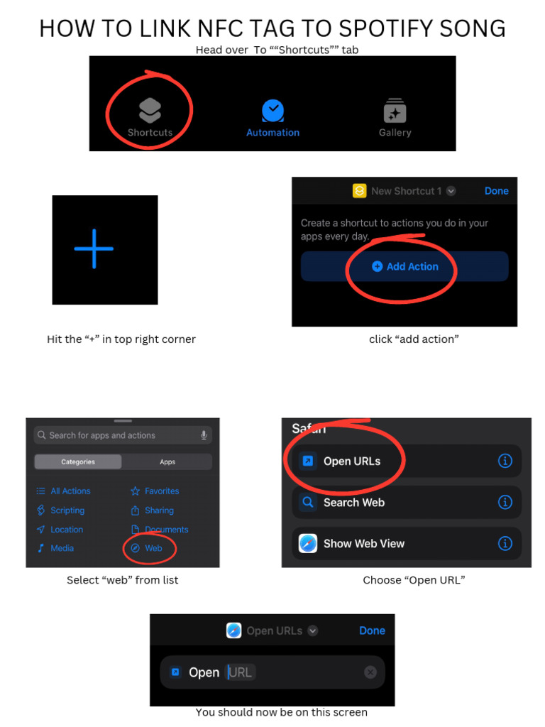 How To Link NFC Tag To Spotify Song PDF | PDF