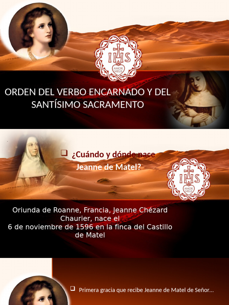 Historia y Misión de la Orden del Verbo Encarnado | PDF | eucaristía