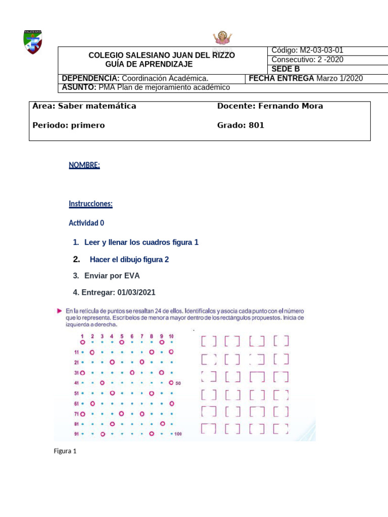 Saber Matem.8 Actividad. 0 | PDF