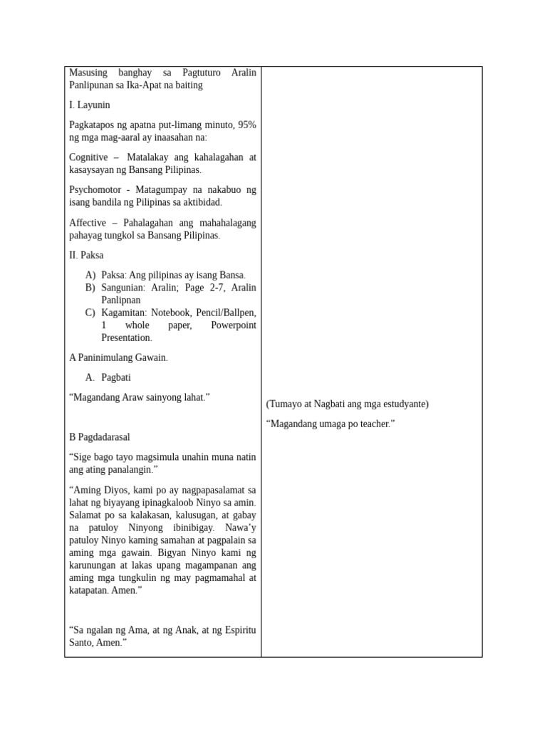 Lesson Plan Ap | PDF