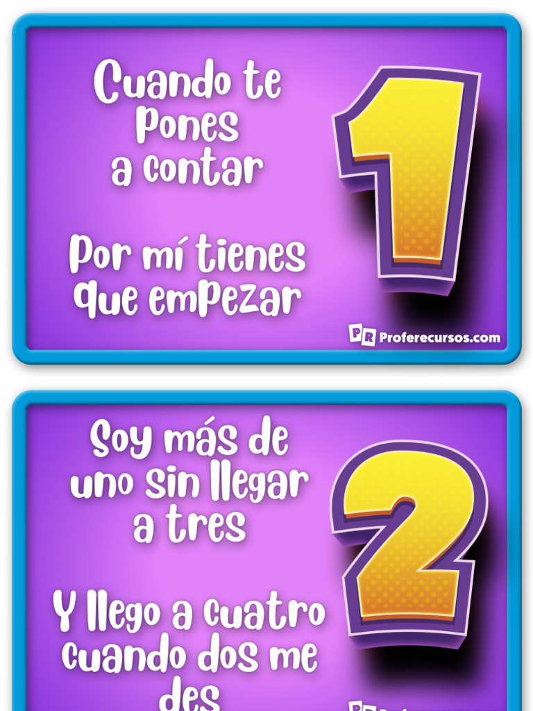 Adivinanzas Numeros | PDF