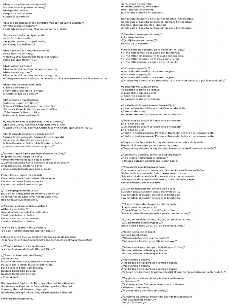 Cadena de Coritos New7 | PDF