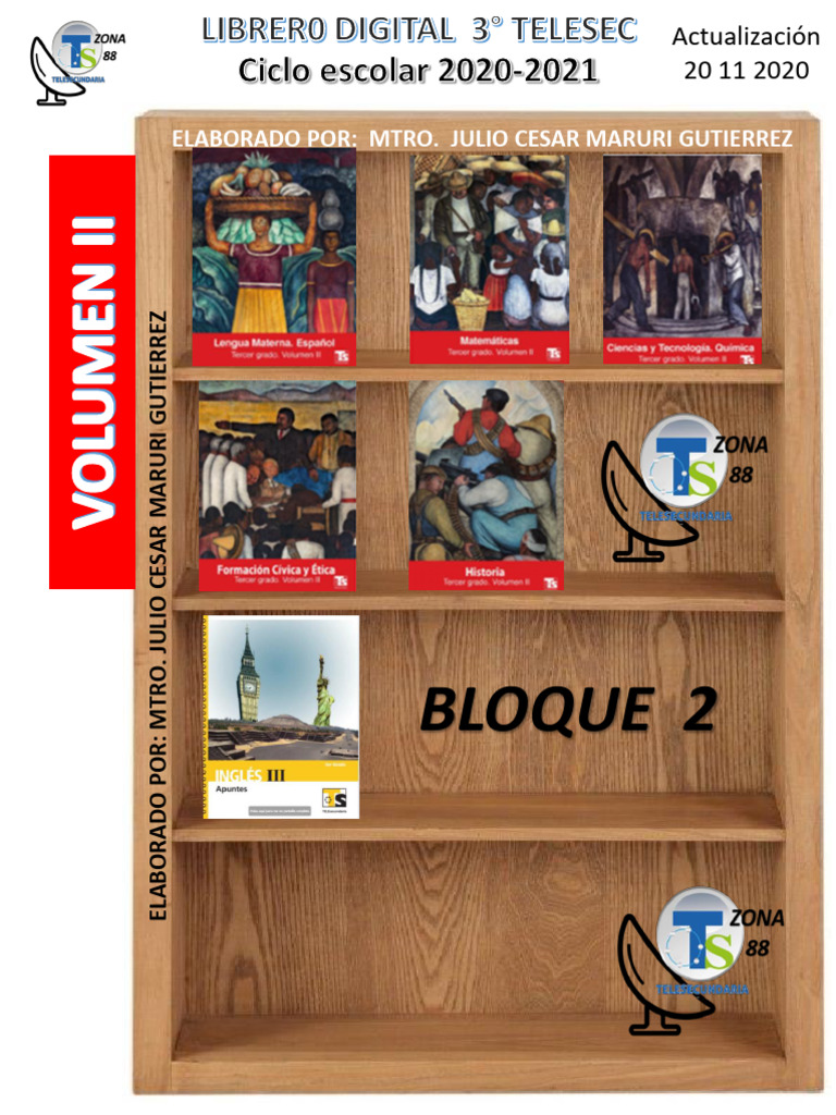 Librero Digital Tercer Grado Teles Version 19092020 | PDF