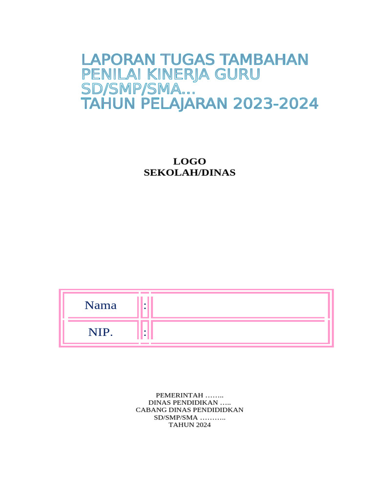 Contoh Laporan PKG | PDF