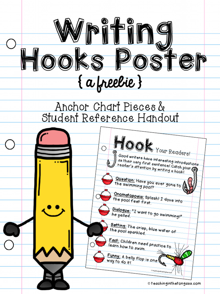 Writing Hooks Anchor Chart Free | PDF
