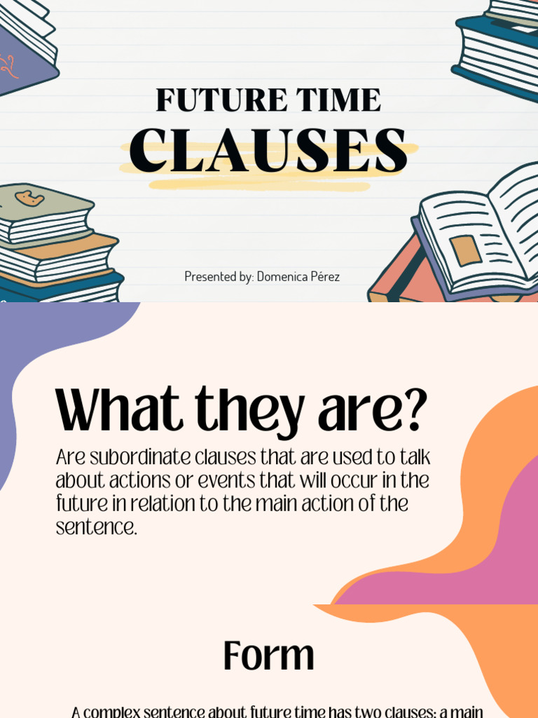 Future Time Clauses | PDF