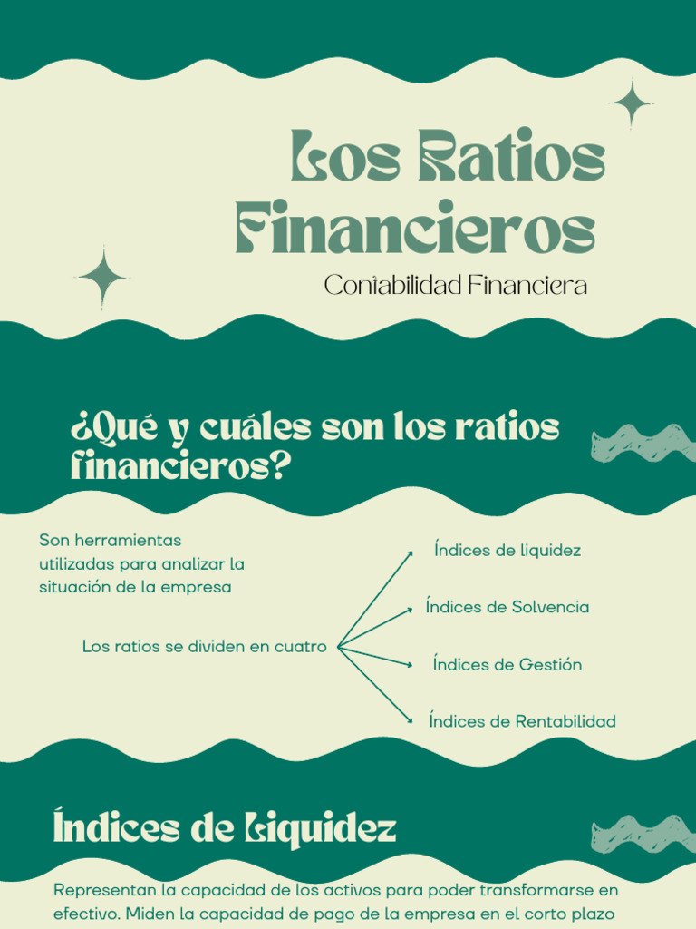 Fórmulas de Ratios Financieros | PDF | Rentabilidad sobre recursos ...