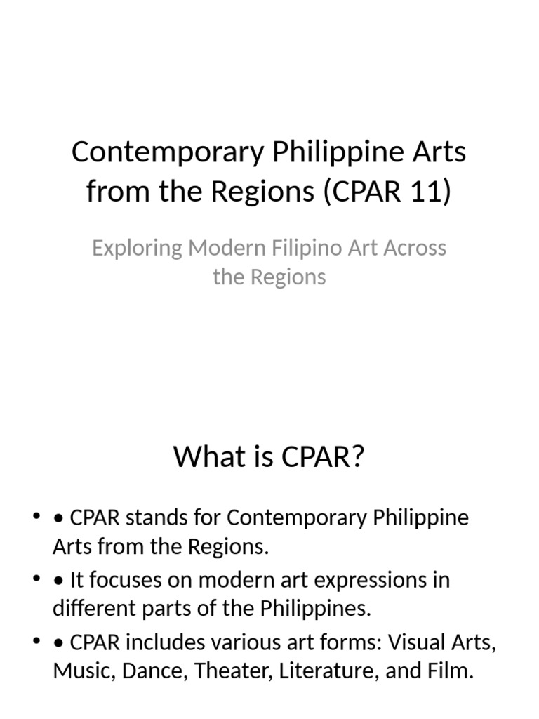 CPAR 11 Presentation Revised | PDF