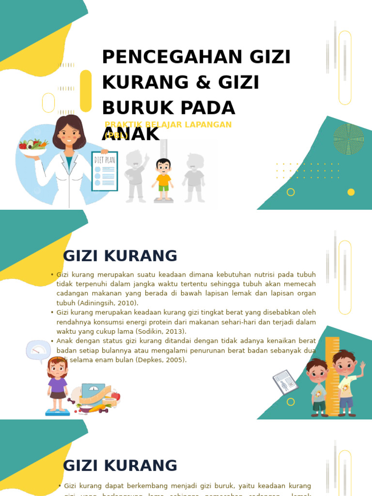 Materi Gizi Kurang & Gizi Buruk | PDF