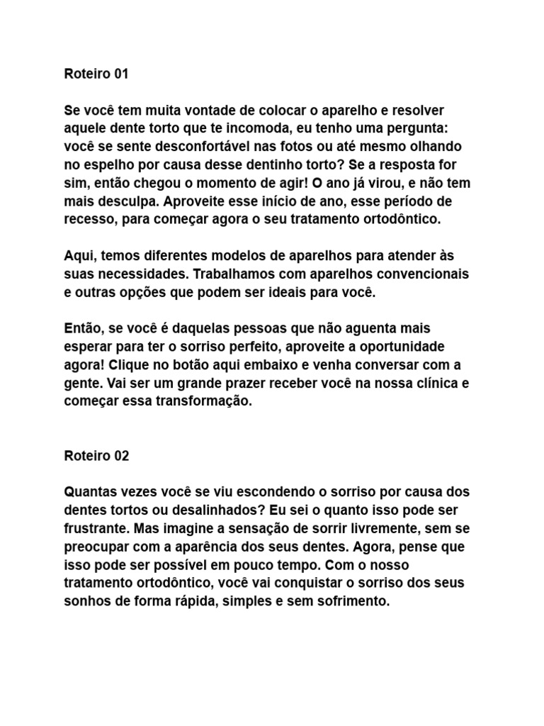 ROTEIROS | PDF