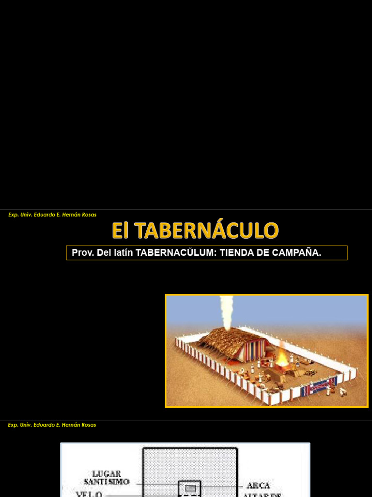 El Tabernáculo | PDF | Tabernáculo | Templo en jerusalén