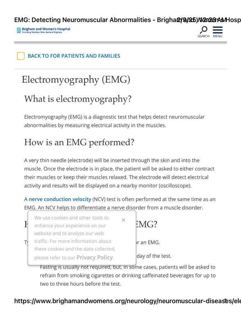electromyography | PDF | Electromyography | Medical Specialties