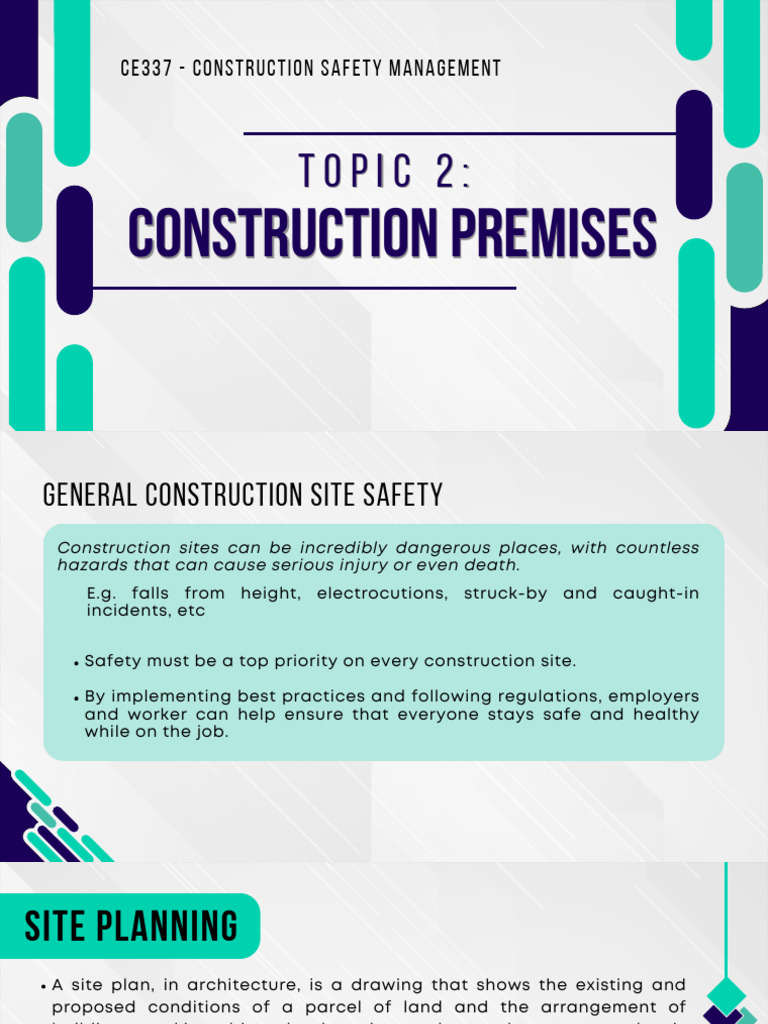 Construction Site Safety Guide | PDF | Firefighting | Fires