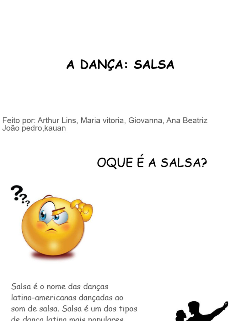 História e Estilos da Salsa Dança | PDF