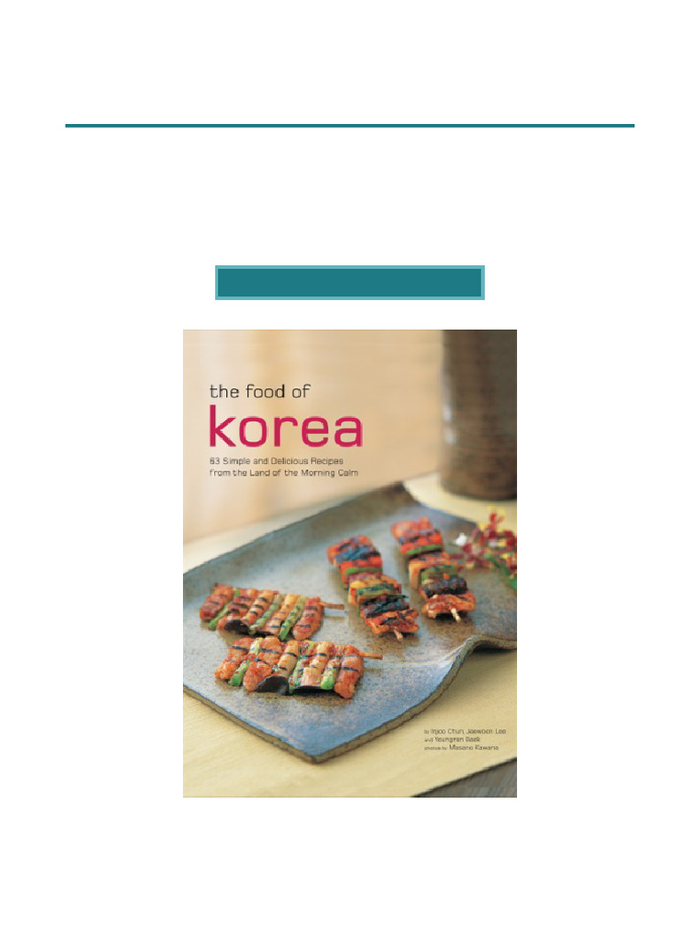 Korean Cuisine: 63 Easy Recipes | PDF