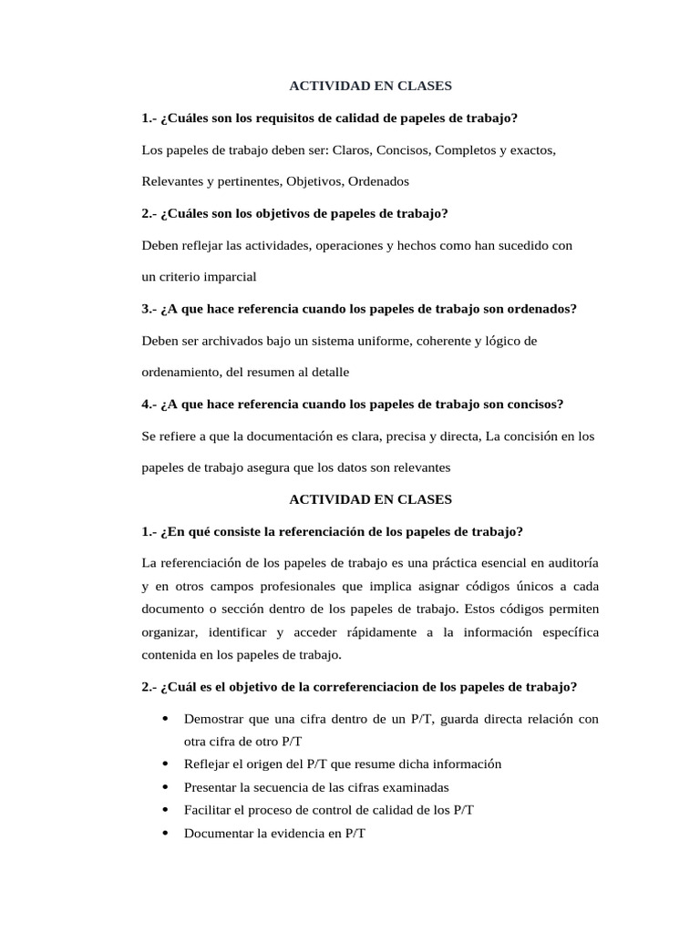 ACTIVIDAD EN CLASES Actividad 5 | PDF | Información
