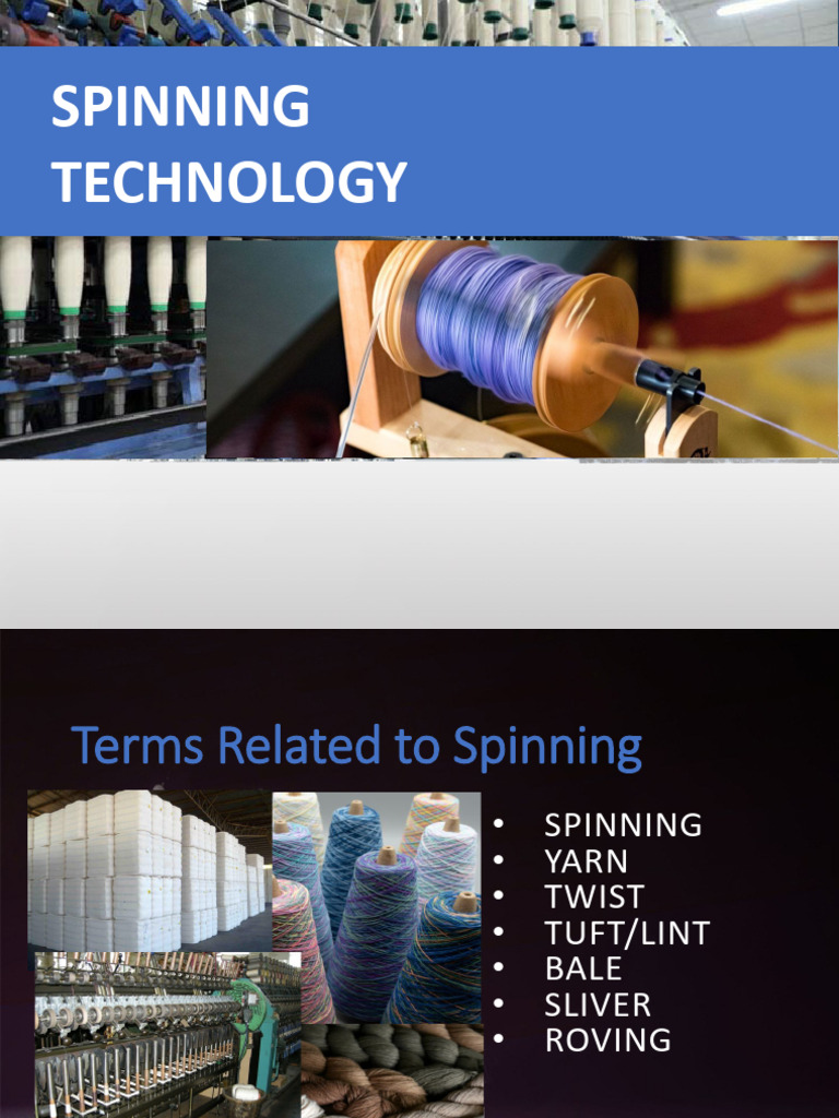 Spinning Technology Terms Explained | PDF