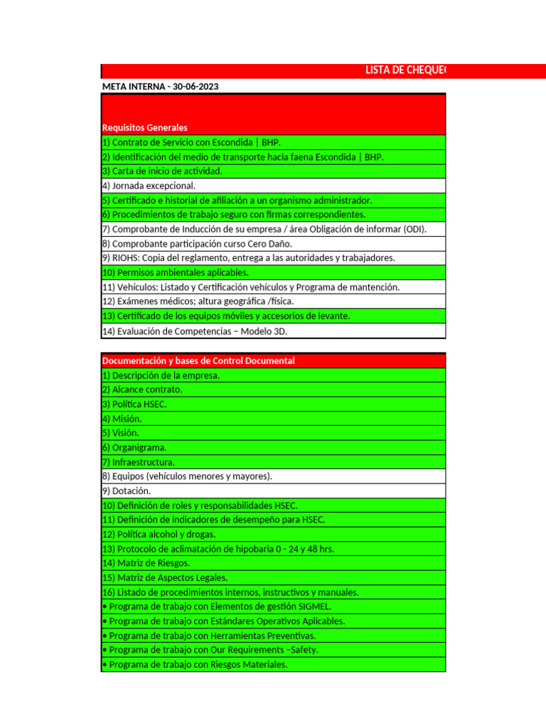 Check Carpeta Arranque y Plan PPRR Referencia | PDF | Seguridad y salud ...