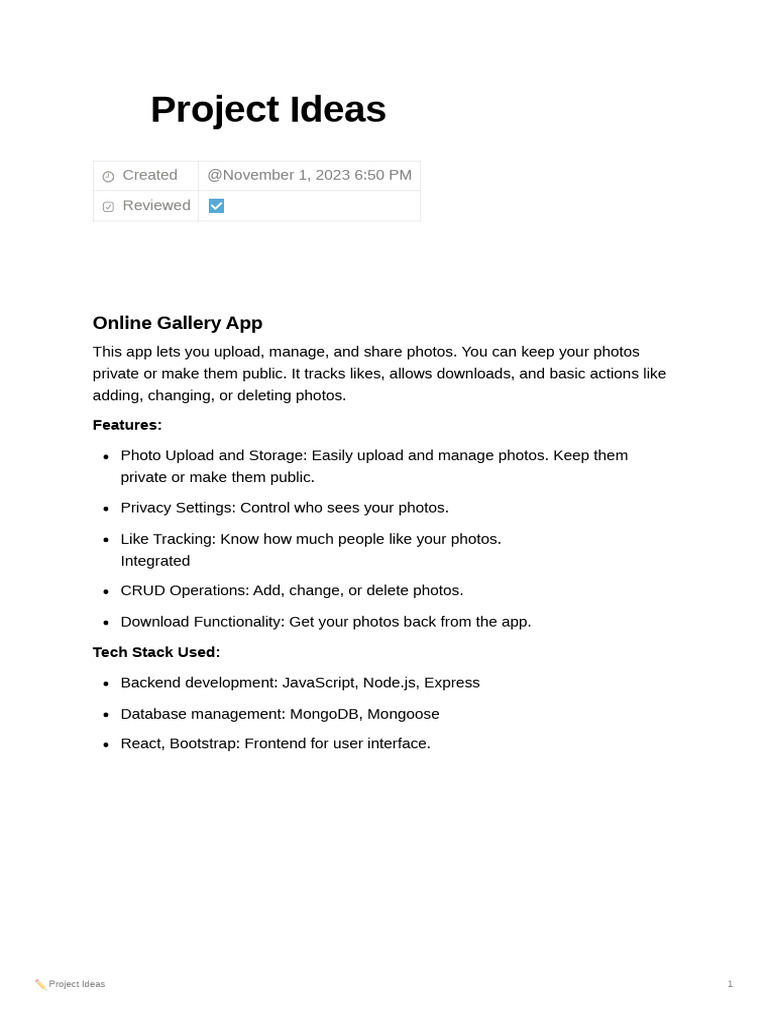 Project Ideas | PDF | World Wide Web | Internet & Web