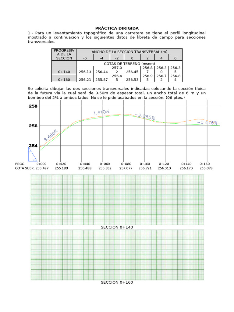 PRACTICA DIRIGIDA Secc Transversal-1 | PDF