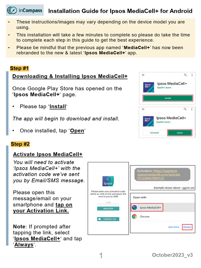 MediaCell Android Phone Install-1 | PDF | Android (Operating System) | Mobile App