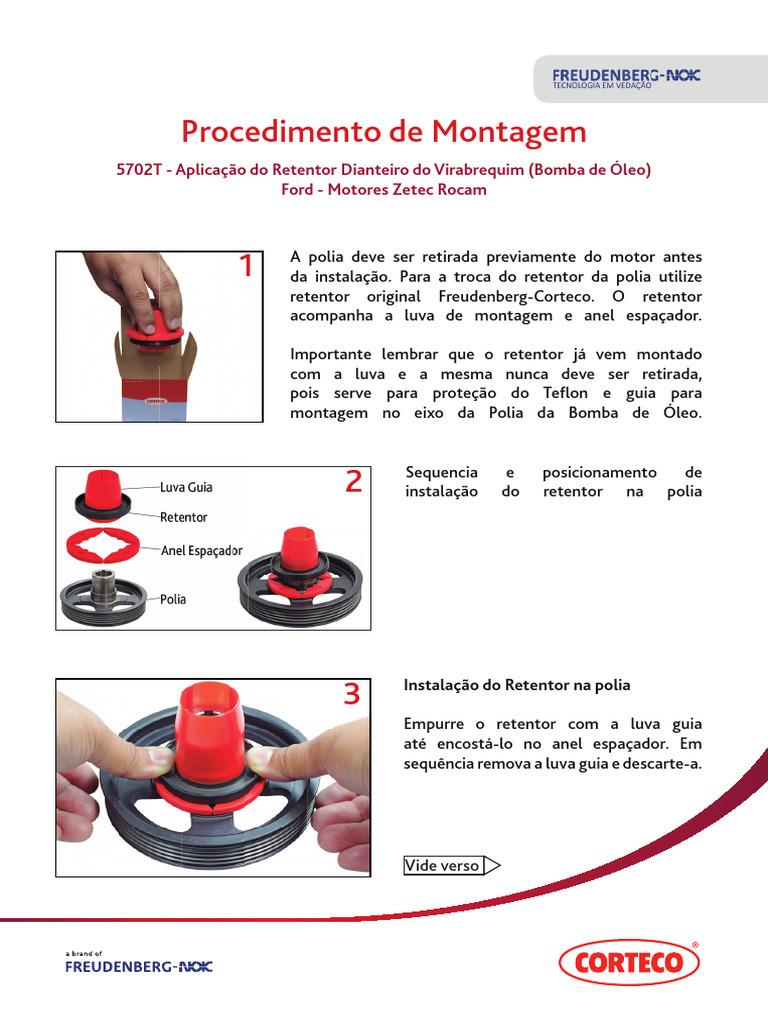 Bula de Montagem 5702T Ford Motores Zetec Rocam | PDF