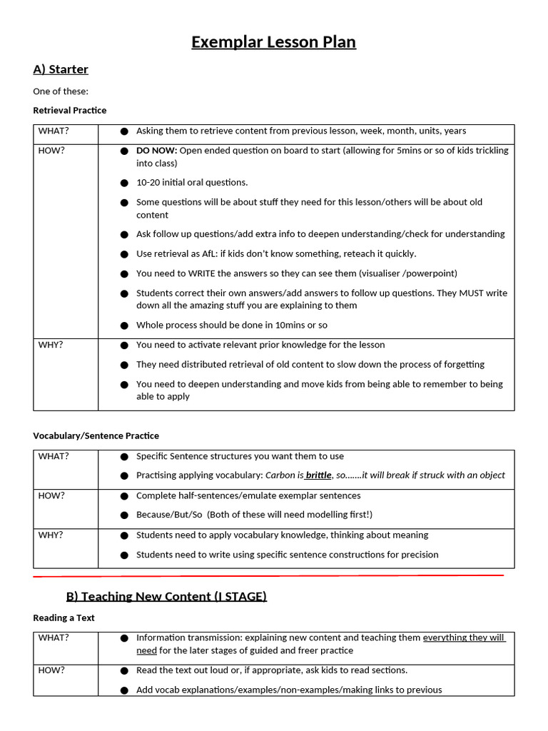 generic-lesson-plan-1 | PDF | Teachers | Knowledge