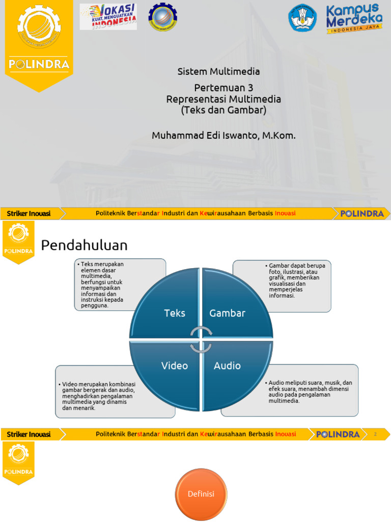 Elemen Dasar dalam Multimedia | PDF
