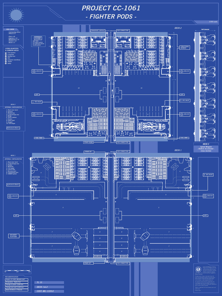 Fighter Pod CC-1061 Internal Layout | PDF