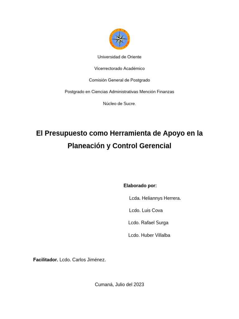Exposición de Contabilidad Gerencial | PDF | Presupuesto | Business