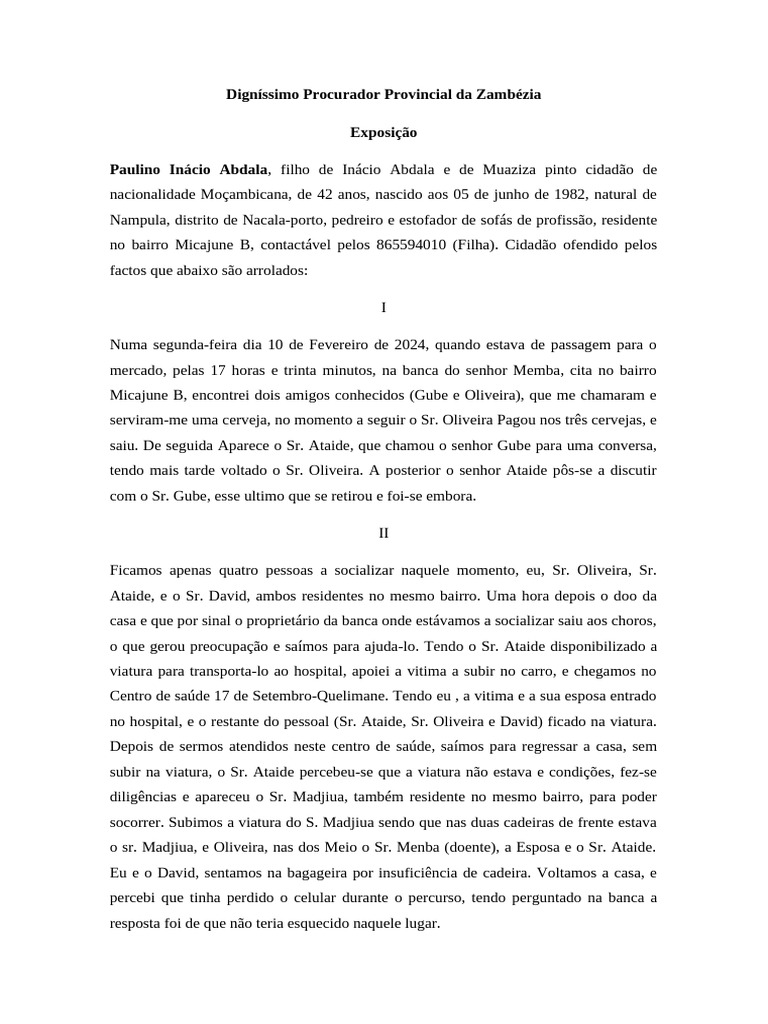 notificacao a vulsa | PDF