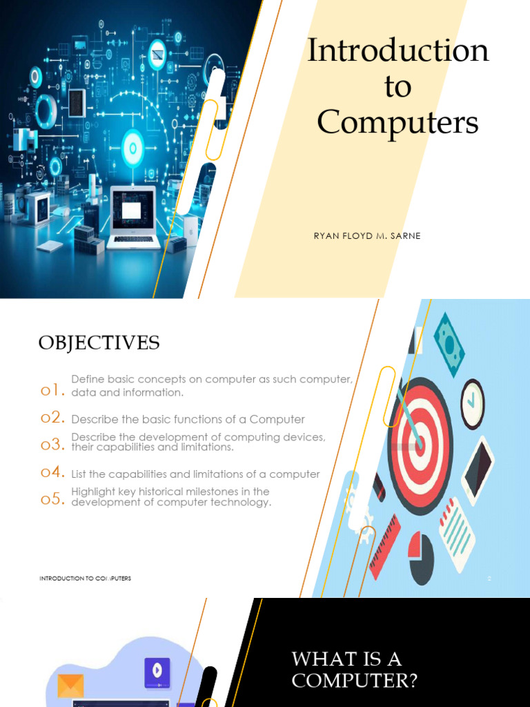 Topic 1. Introduction To Computers | PDF | Computing | Office Equipment