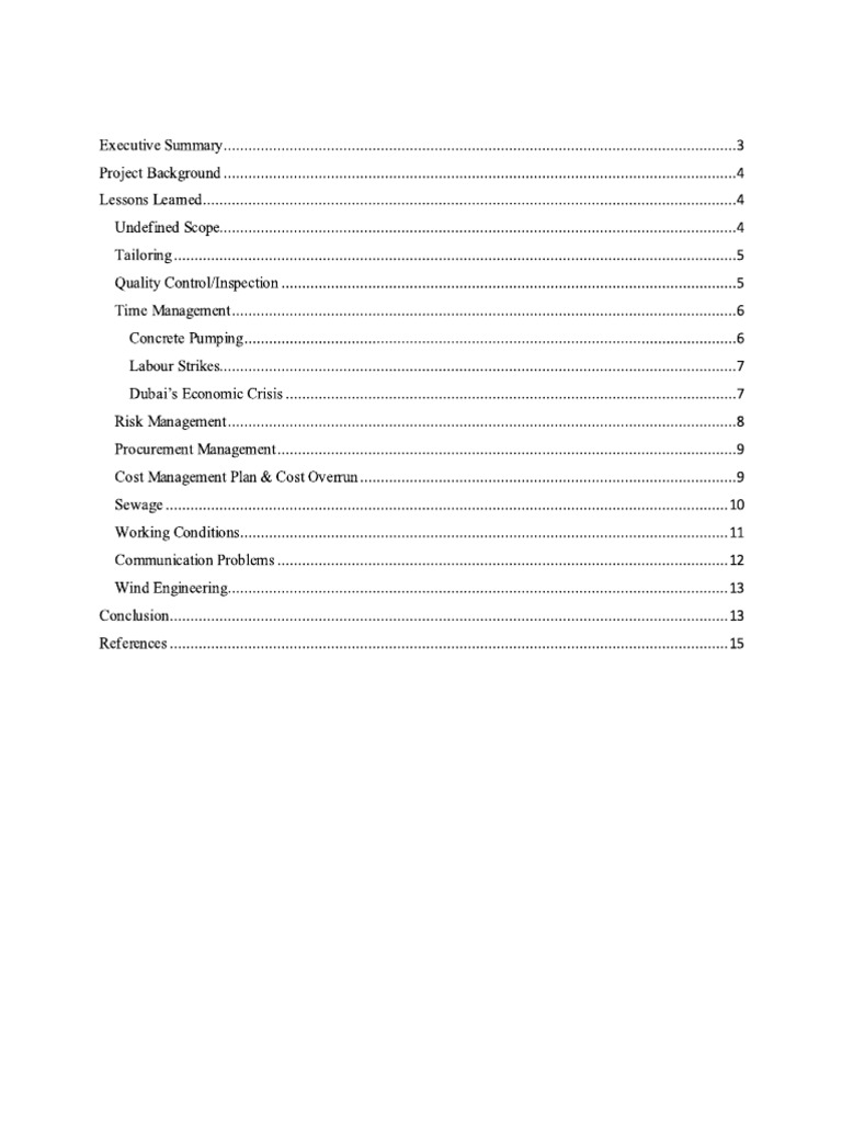 Burj Khalifa Final Report 2-2-1 | PDF